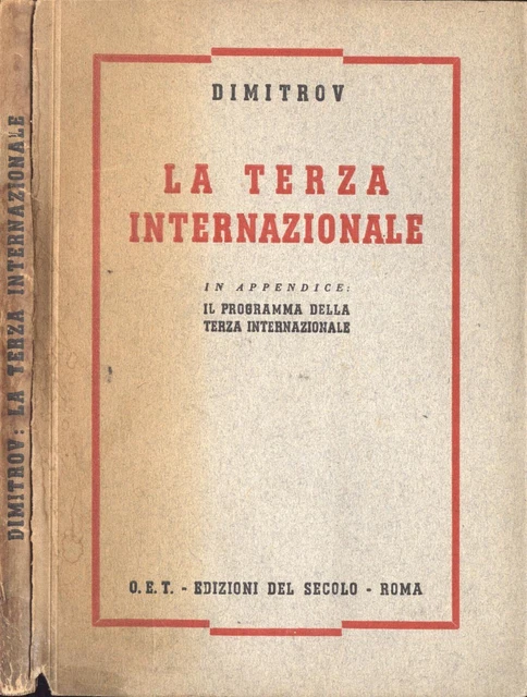 LA TERZA INTERNAZIONALE. . 1945. IED. EUR 8,00 - PicClick FR
