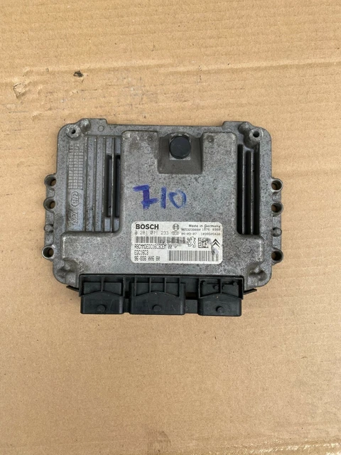 CITROEN PEUGEOT 1.6HDI Engine Control Unit Ecu 0281011233 9655600680 £ ...