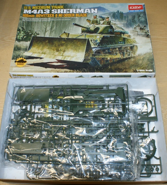 M4A3 SHERMAN M1 Dozer Blade in 1/35 von Academy EUR 45,50 - PicClick DE