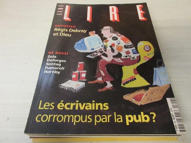 LITTERATURE LIRE 300 11.2001 Régis DEBRAY Régine DEFORGES Nick HORNBY ...