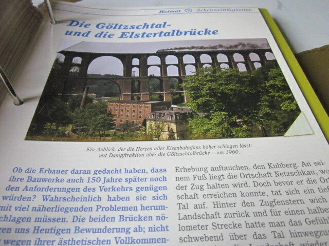 DDR HEIMAT SEHENSWÜRDIGKEITEN Die Göltzschtalbrücke und die Elstertalbrücke EUR 3,67 - PicClick DE