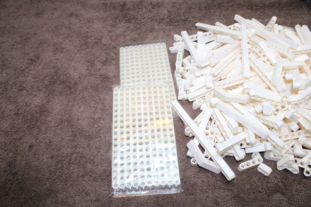 LEGO TECHNIC COMPATIBLE White Liftarms MOC Builders Pack $19.00 ...