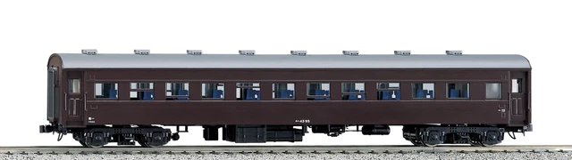 KATO HO GAUGE Suha43 Brown 1-506 Railway Model Train Passenger Car ...