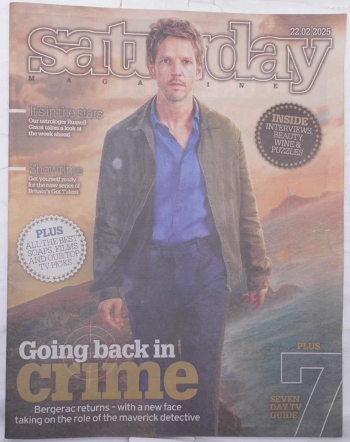 SATURDAY SUPPLEMENT DAILY Record 22nd Feb 2025 Bergerac, Britain's got ...