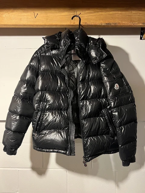 MONCLER MAYA DOWN Puffer Jacket Authentic Size 5 Fits XL Men’s Black ...