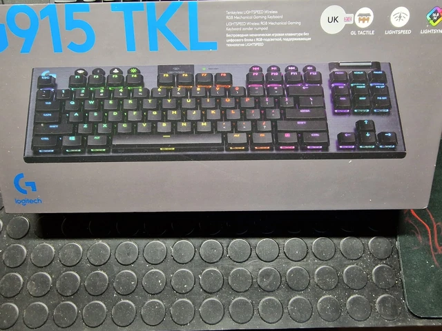 LOGITECH G915 LIGHTSPEED TKL Tenkeyless Wireless Gaming Keyboard ...