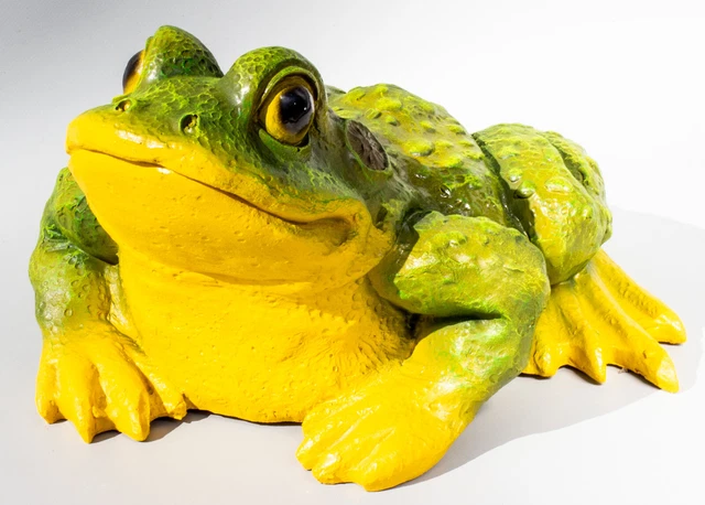 FROG MEMORIAL URN Human Ashes Unique Home Cremation Statue Toad Feng ...