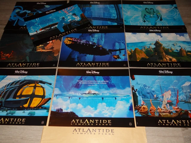 ATLANTIDE ATLANTIS the Lost Empire photos disney prestige lobby cards ...