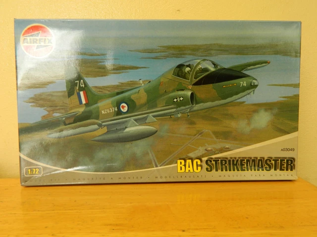 VINTAGE AIRFIX 1/72 Scale Bac Strikemaster Plane Model Kit £8.99 ...
