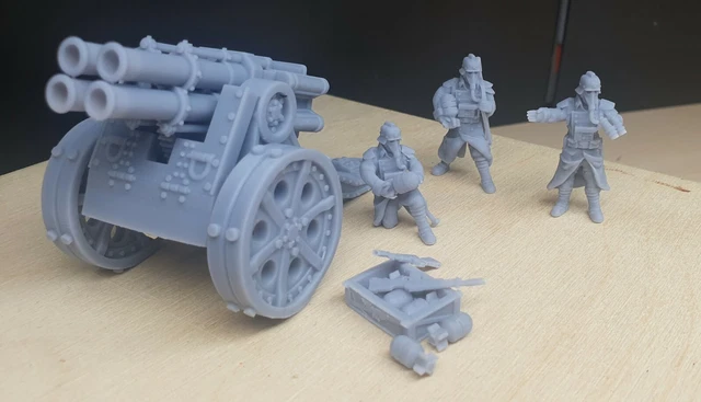 WARHAMMER 40K DEATH Korps of Krieg Imperial Quad Launcher 'Thudd Gun ...