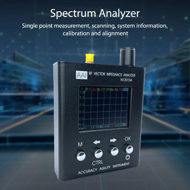 Original Aai Rf Spectrum Analyzer Impedance Vector Network Analyzer Tester Tools Eur 128 83