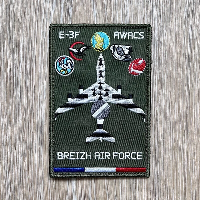 PATCH ARMÉE DE l'air - Breizh Air Force - 36e EDCA Berry - AWACS EUR 14 ...