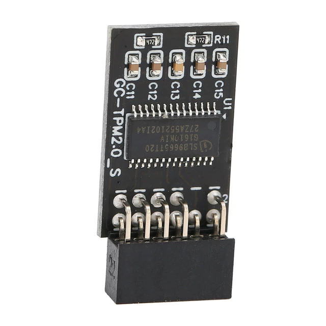 TPM MODULE SYSTEM Components 12Pin TPM 2.0 Encryption Security Module ...