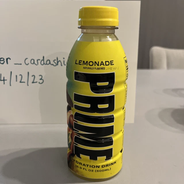 PRIME HYDRATION LEMONADE Venice Beach Limited Edition Bottle Sealed ...