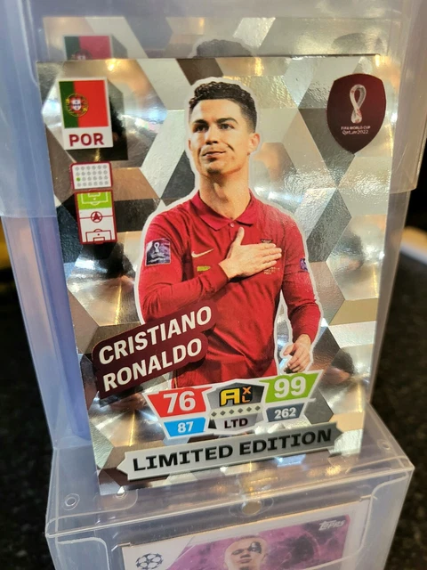 CRISTIANO RONALDO LIMITED Edition Panini Adrenalyn Xl Qatar World Cup ...
