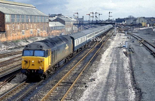 ORIGINAL 35MM COLOUR slide Diesel loco Class 50 no.50015 +rights for ...