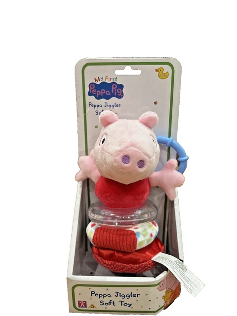 PEPPA PIG SOFT Toy JigglerMy First Peppa Pig Jiggler Soft Toy, Baby Toy ...