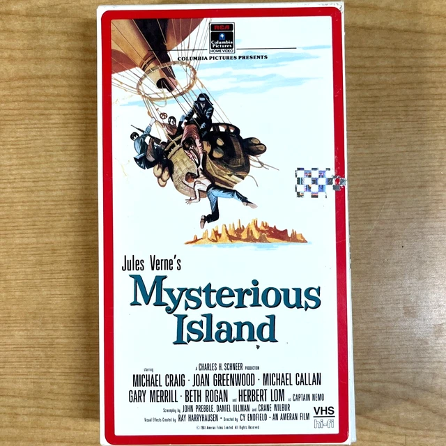 MYSTERIOUS ISLAND VHS Video Jules Verne Michael Craig Joan Greewood £8. ...