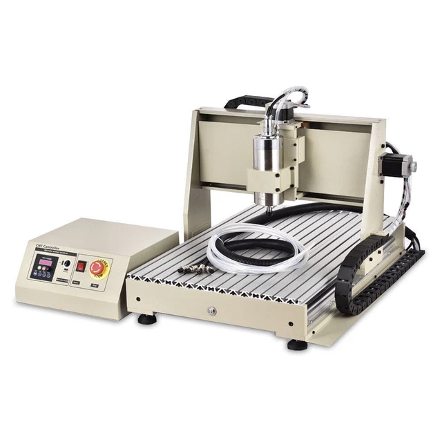 USB 4AXIS CNC 6040 Router Engraver Wood Drilling 3D Carving Machine ...