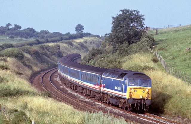 ORIGINAL 35MM SLIDE BR Class 47 no.47709 on the 'Mule' +rights for use ...