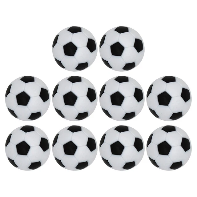 10PCS MINI TABLE Football Balls Foosball Replacement Balls Tabletop ...