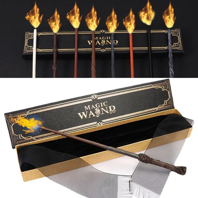 HARRY POTTER FIRING Magic Wand- Fire Shooter Dumbledore Voldemort ...