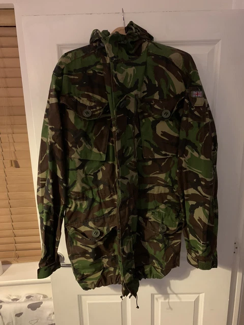 BRITISH ARMY DPM Smock Jacket Genuine Issue Camouflage Combat Hooded ...