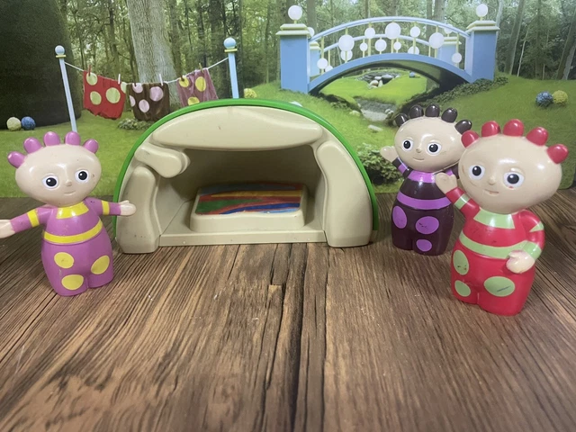 IN THE NIGHT Garden Tombliboos Figures with Bush House Cave Soft N Cosy ...