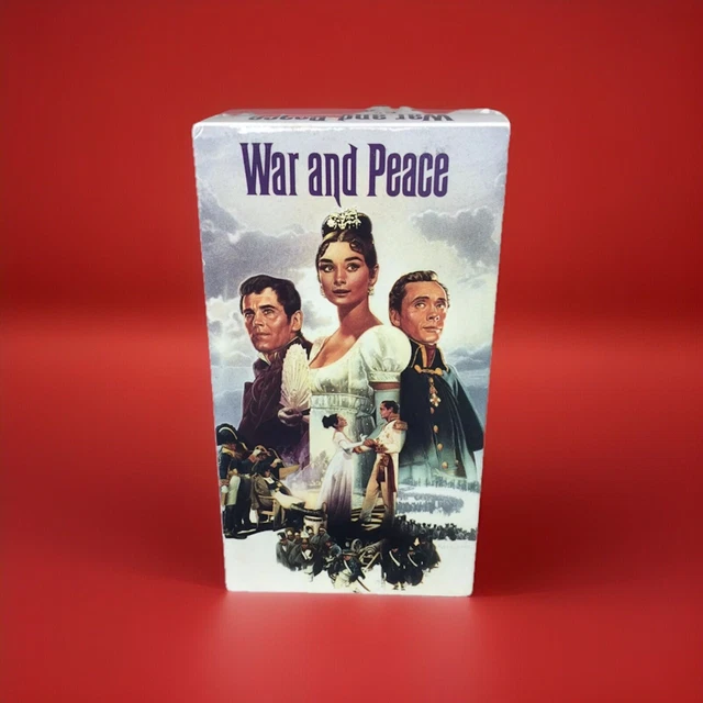 WAR AND PEACE VHS 1989 Audrey Hepburn Henry Fonda Paramount Pictures 2 ...