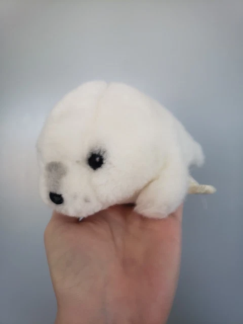 KEEL TOYS SIMPLY Soft Collection White Seal Pup Vintage 1990s Soft Toy ...