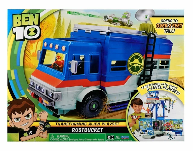BEN 10 TEN Rustbucket! Truck! Transforming Alien Playset! Extremely ...