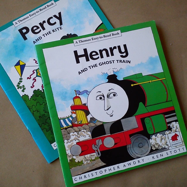 2X THOMAS THE TANK ENGINE Easy-to-Read Books PERCY & The Kite HENRY ...