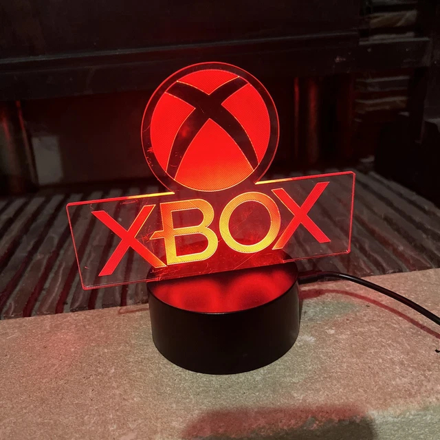 XBOX LOGO LED Night Light 7 Colours Table Lamp £9.00 - PicClick UK
