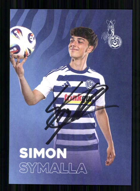 SIMON SYMALLA Autogrammkarte MSV Duisburg 2025-26 Original Signiert EUR ...