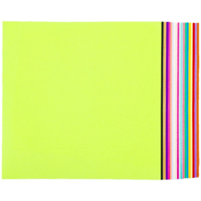 200 SHEETS COLORED Folding Papers Painting Papers Origami Craft Papers ...