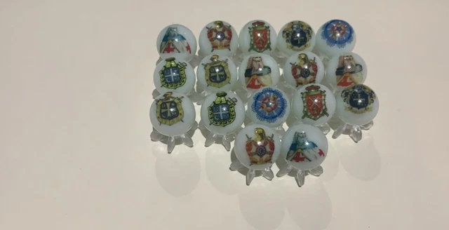 ROYAL ORDER OF Jesters Mason/Masonic/Freemason 5/8' GLASS MARBLES ...