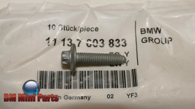 BMW ASA-BOLT, M6X25MM - 8.8 for Oil Sump Pan 11137603833 SOLD ...