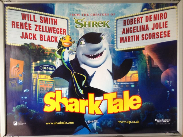 CINEMA POSTER: SHARK TALE 2004 (Main Quad) DreamWorks Animation £9.95 ...