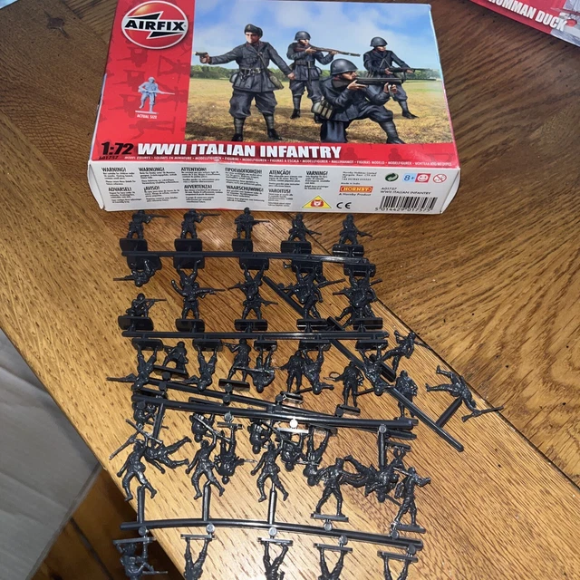 VINTAGE AIRFIX WWII Italian Infantry. 1:72 Scale. #A01757. New. £7.50 - PicClick UK