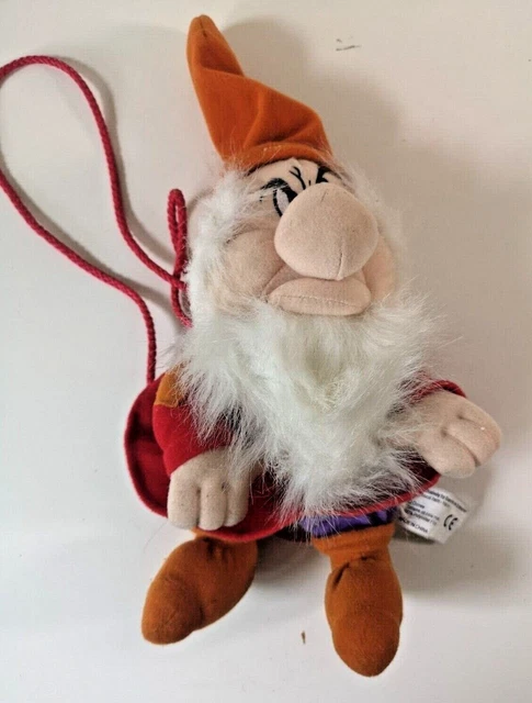 DISNEY SNOW WHITE & The Seven Dwarfs GRUMPY Small Plush BACKPACK ...