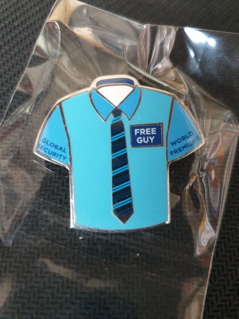 DISNEY GLOBAL SECURITY Free Guy Pin world premiere cast member Rare ...