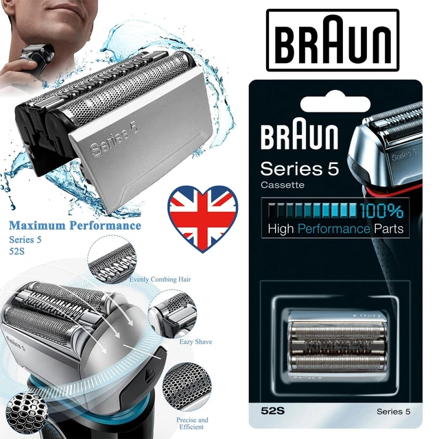 BRAUN 52S SHAVER Series 5 Replacement Electric Shavers Head Foil ...