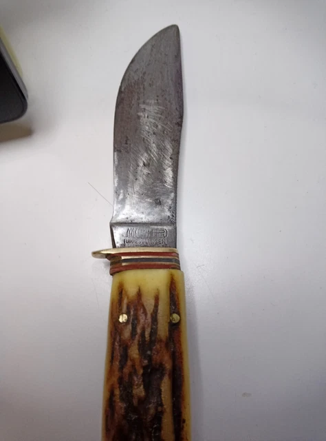 MESSER SOLINGEN, SAMMLER, Fahrtenmesser Horn Jagdmesser Flamme Louper ...