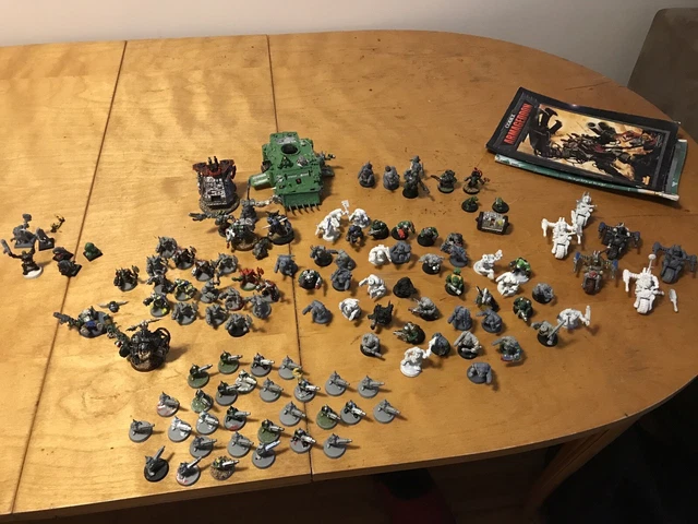 WARHAMMER 40K ORKS Army - Armageddon Ghazghkull, Nazdreg, Mad Doc ...