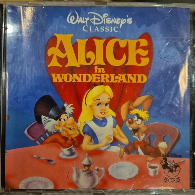 WALT DISNEY'S CLASSICS Alice In Wonderland Cd Motion Picture Cartoon ...