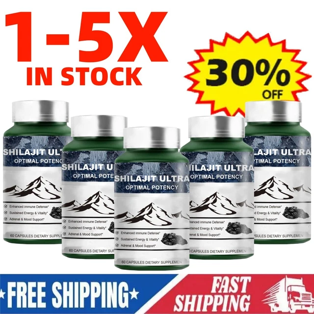 SHILAJIT ULTRA PUISSANCE optimale, extrait de Shilajit avec L-Arginine ...