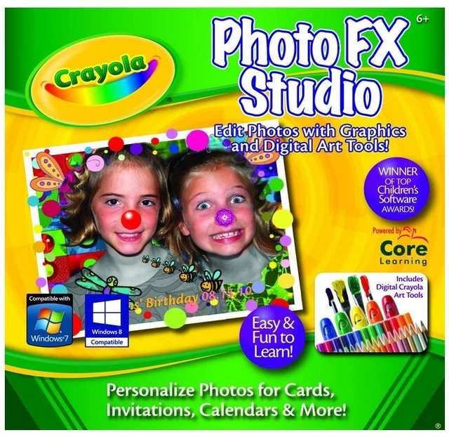 CRAYOLA CD-ROM - PHOTO FX Studio - 74852- £9.94 - PicClick UK