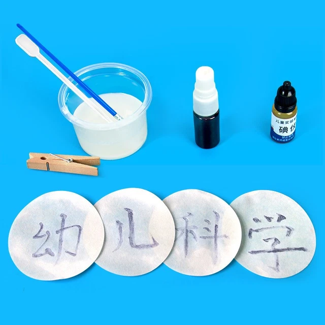CHILDRENS CHEMISTRY SCIENCE Kit With Iodine Tincture Starch Solution ...