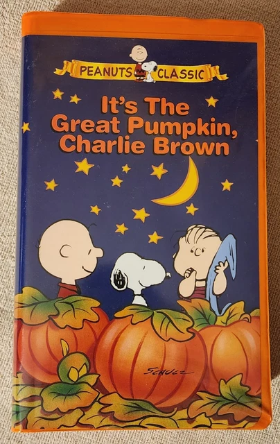 IT'S THE GREAT Pumpkin Charlie Brown VHS Video Tape Peanuts Classic ...