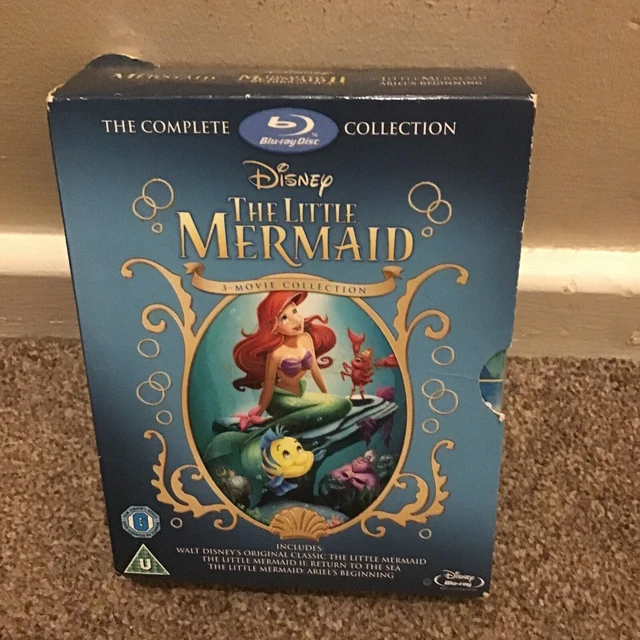 THE LITTLE MERMAID Complete Collection Blu Ray - All Three Films ...